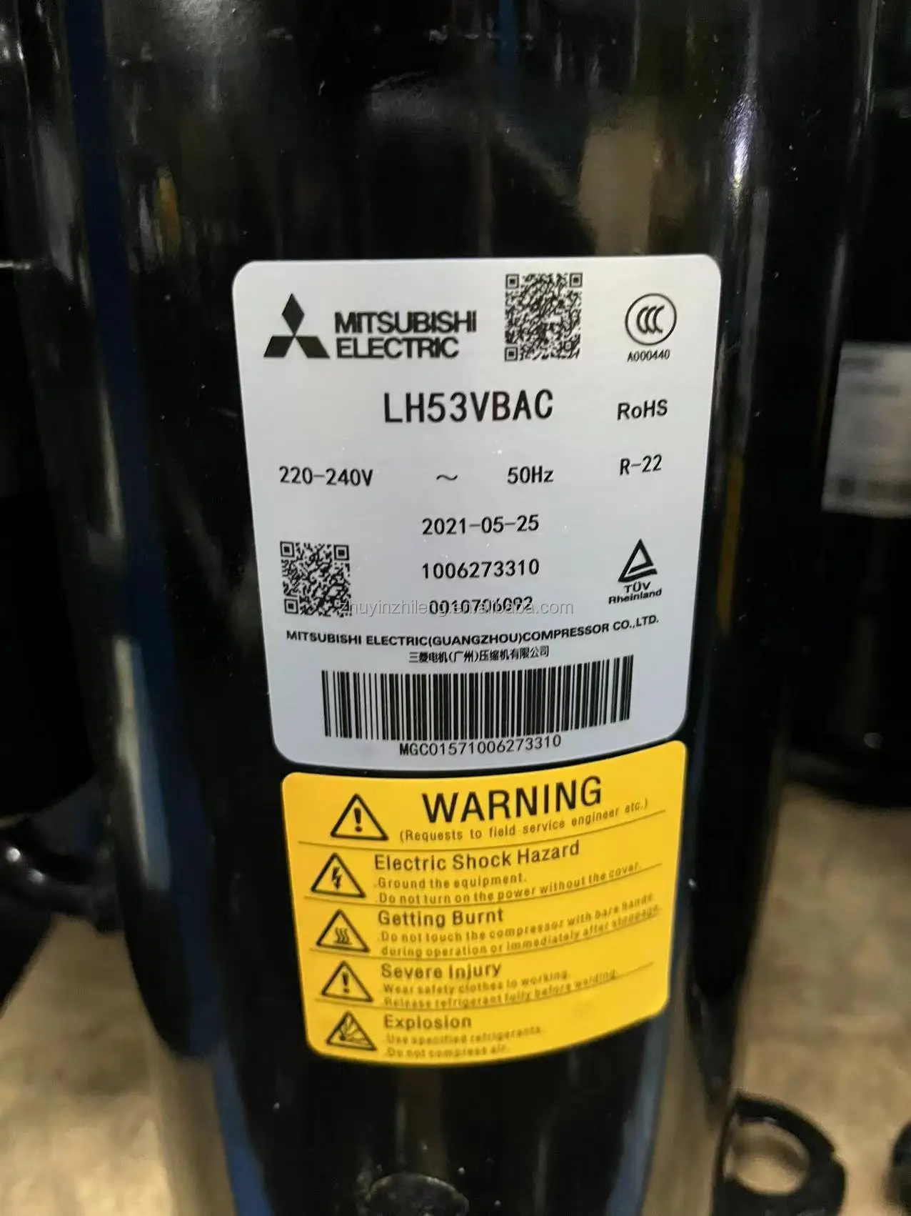 Mitsubishi Rotary Compressor - R22 Refrigeration Solutions