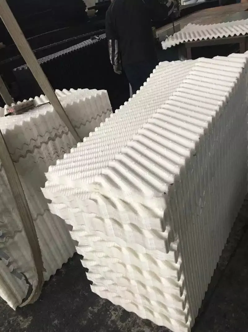 Factory Supply High Loading High Temp PVC Oblique Wave 610MM 305MM ...