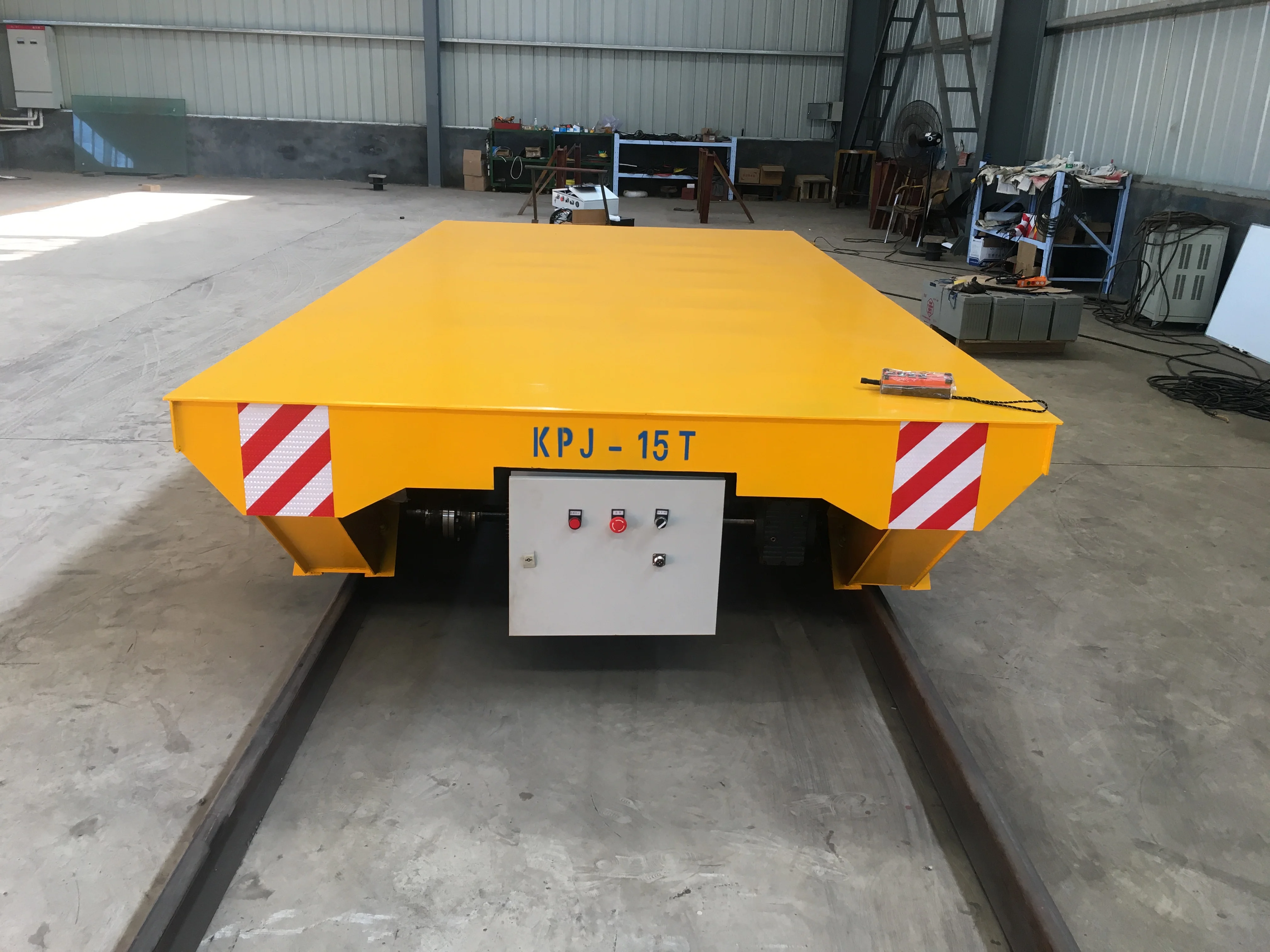 Electric Rail Platform Cart Cargo Transfer Car for Handling Heavy ...