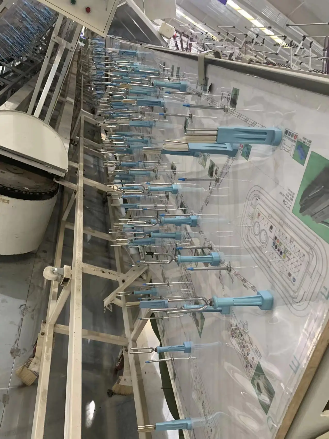 3 Pin Fork Fixture with Rubber Wheel - Wire Harness Assembly