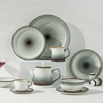 Pito Horeca Luxury Glazing Decorative Dish Plates Utensils Ceramic ...