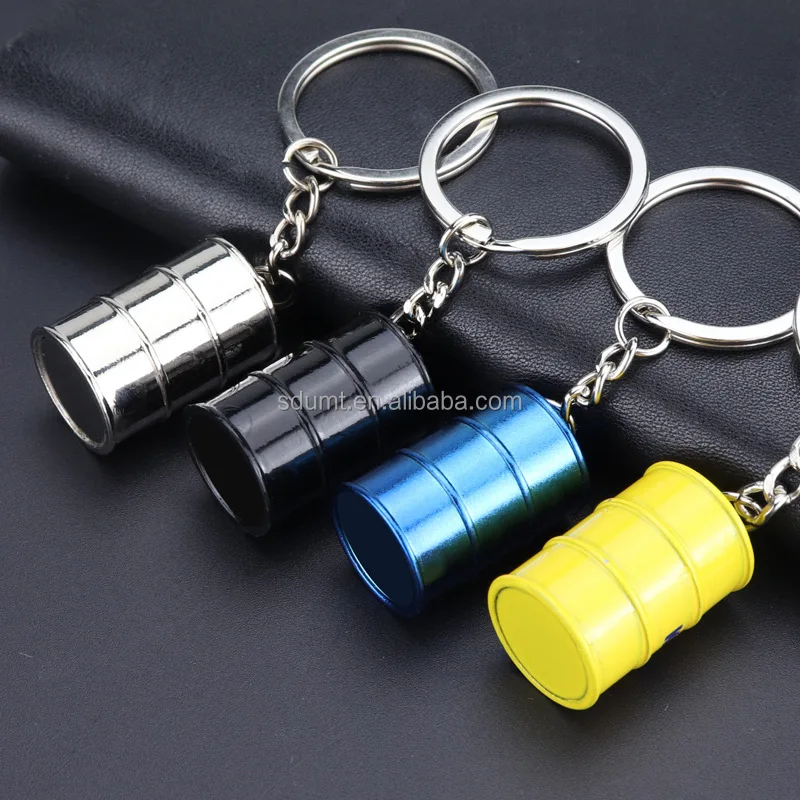 Hot Sales Gas Station Promotional Gift Key Chain Fashion Metal 3d Oil ...