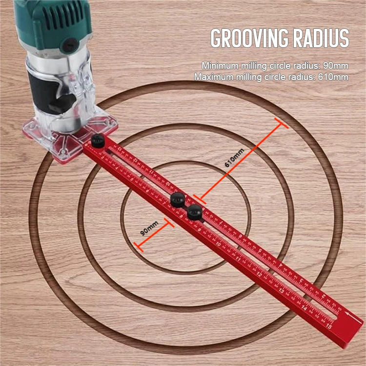 Universal Groove Planer Drilling Woodworking Milling Round Guide ...