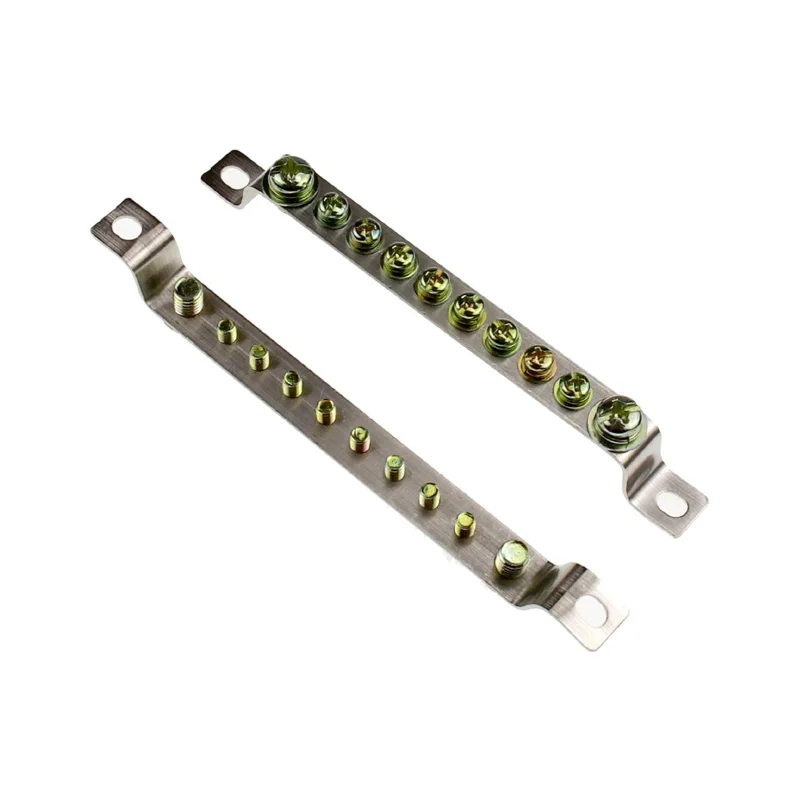 Single Row Terminal Block Connector Bar Grounding Power Cable