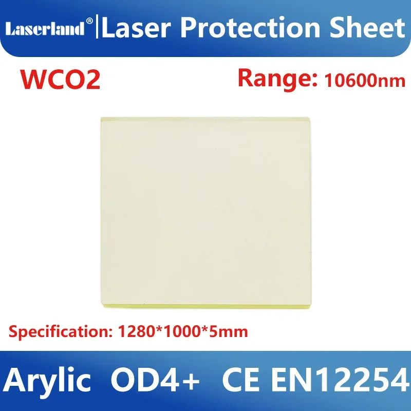 Laser Safety - Clear View Protection Shield Sheet Acrylic