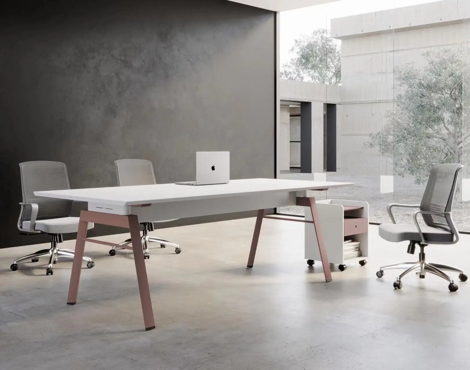 Modern Executive Office Conference Table For 6 People 8 People Meeting ...