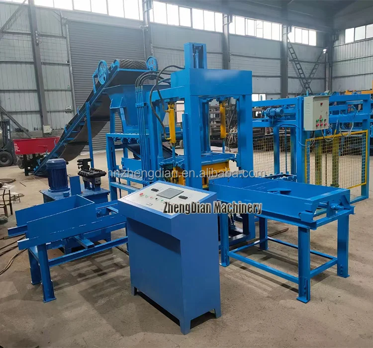 Qt3-15 Interlocking Concrete Block Making Machine /brick Making Machine ...