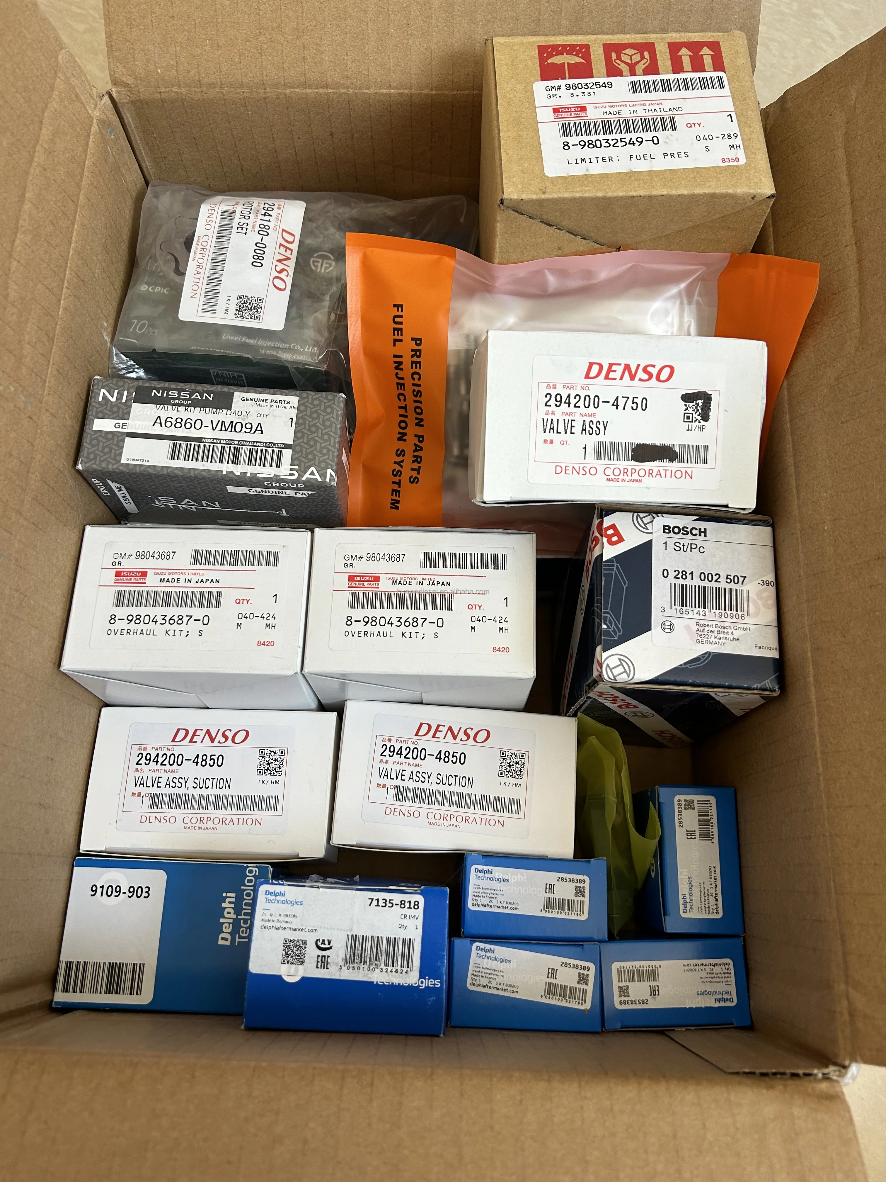 Siemens VDO Injector Solenoid Valve Shim B61( 0.950 -1.040 ) 10 Kinds ...