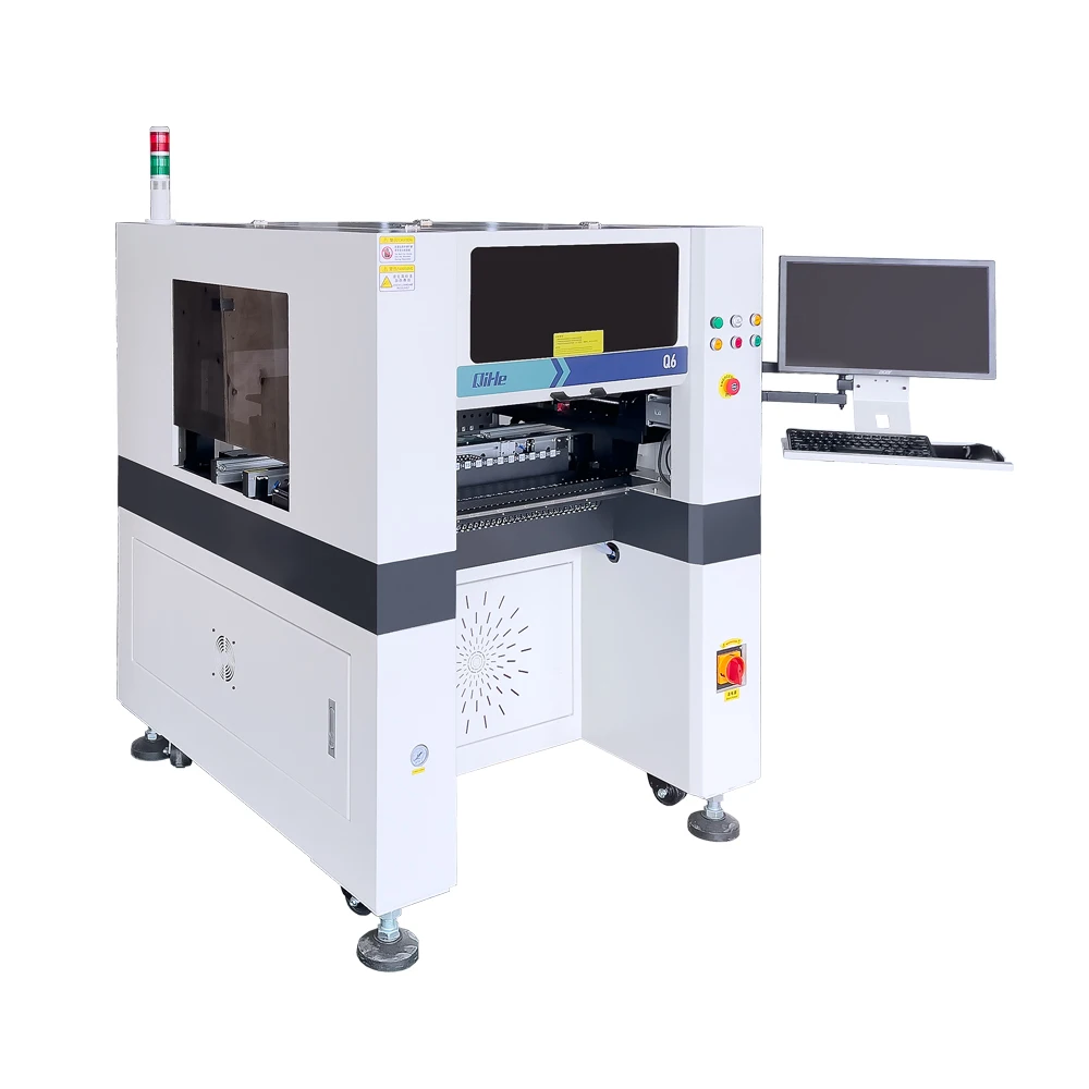 Efficient Economic Automatic Pcb Led Smt Pick Place Machine 64 Feeder ...