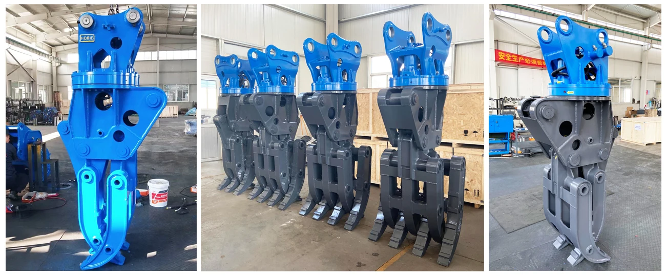 HOMIE Wood and Stone Grapple Excavator Scarp Grapple Hydraulic Grapple ...