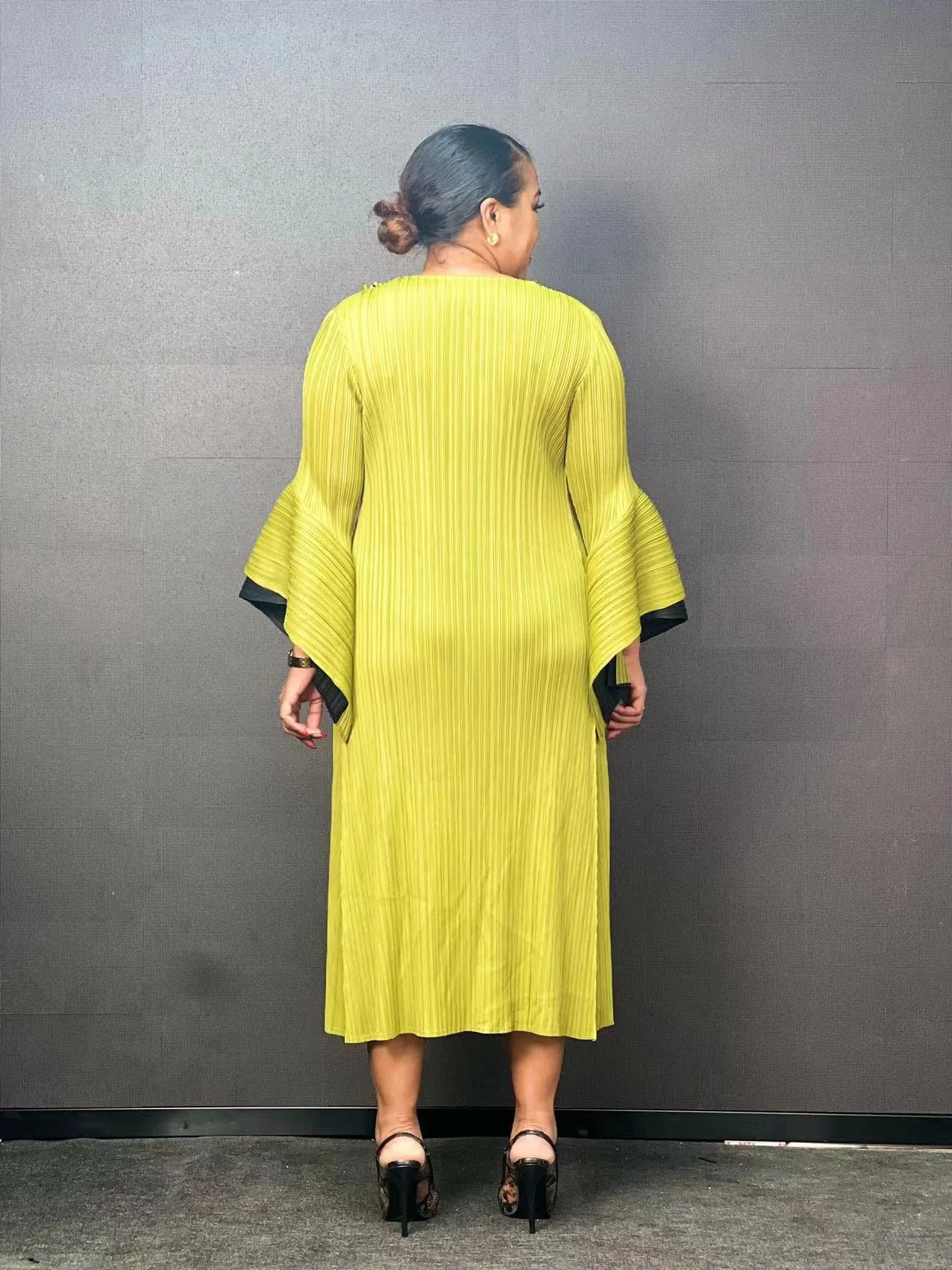 Shop Our New Solid Color Pleated Fold Dress for Plus Size