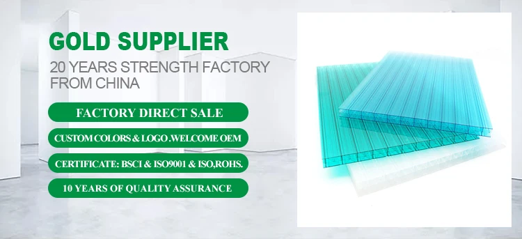 Transparent Color 25mm Sturdy X Structure Polycarbonate Sheet for ...