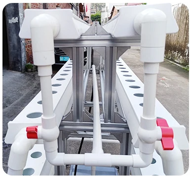 Hydroponic Hidroponia NFT PVC Growing Pipe for Rack Kit