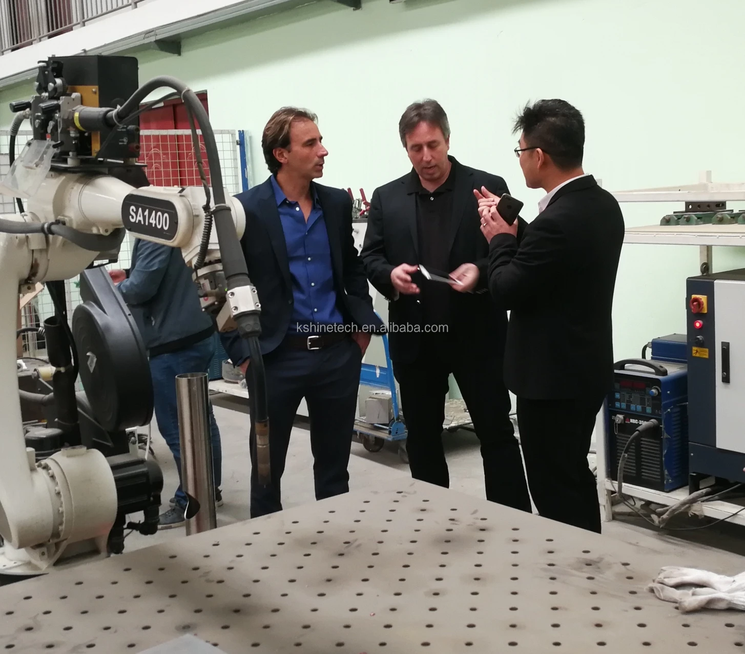 Automatic Rotary Tables 2 Axis Robot Arm Welding Positioner Tank Weld ...