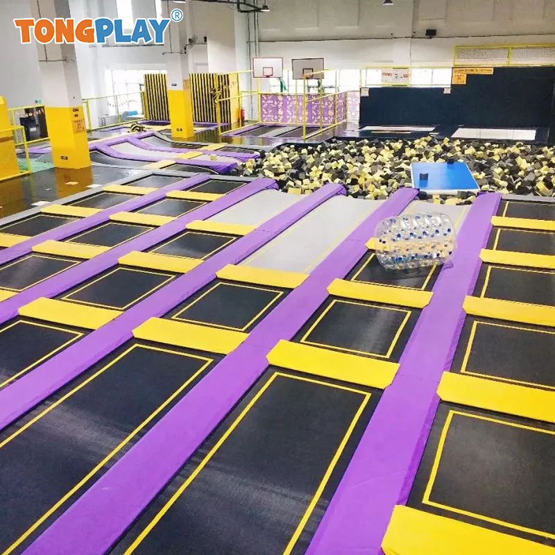 Large Trampoline to Accommodate Multiple People Indoor Trampoline ...
