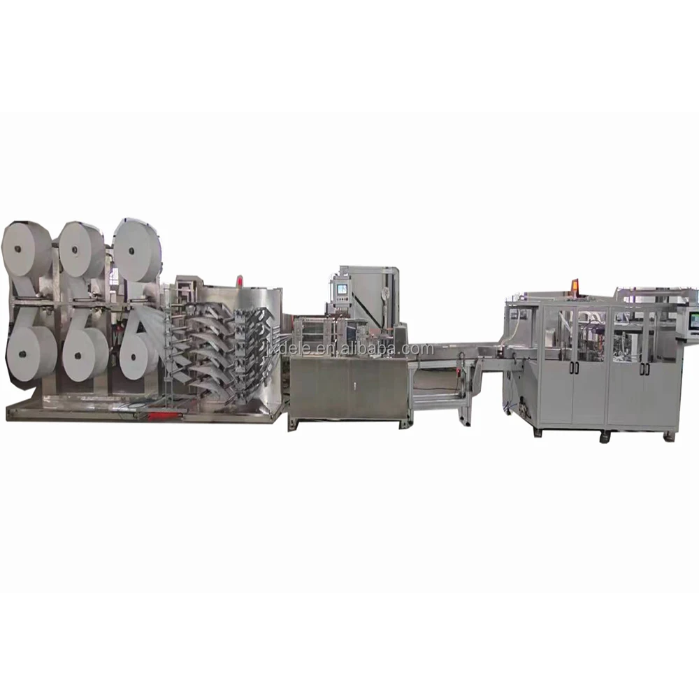 Automatic Disposable Wet Wipers Flushable Manufacturing Making Packing ...