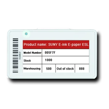 Shelf Label E Ink Display 2.13 Inch Esl Tag Supermarket E Paper ...