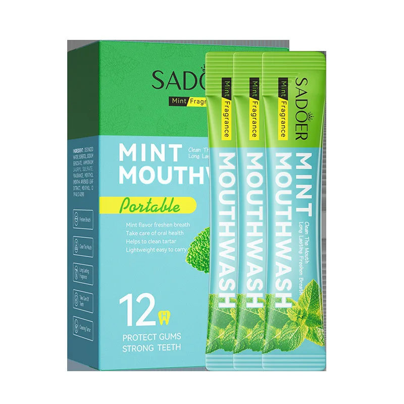 Mint Lemon Oral Refresher - Portable Travel Size Mouthwash