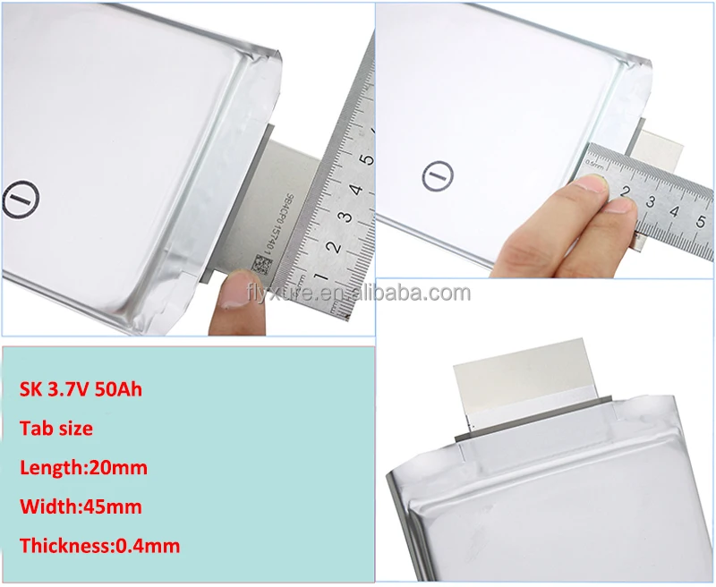 SK Innovation 3C 3.7V 50Ah Rechargeable Lithium Polymer Battery for ...