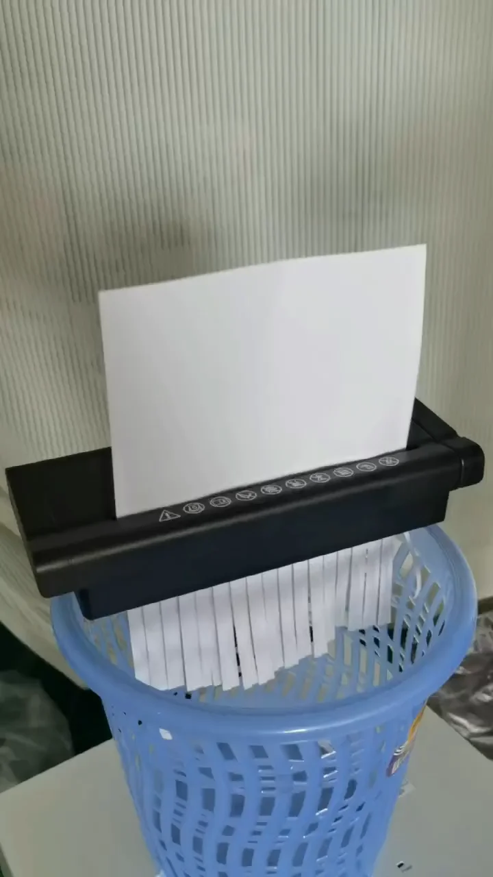 Hand Held Simple Home Office Use Paper Shredder 6 Sheets Strip Shredder ...