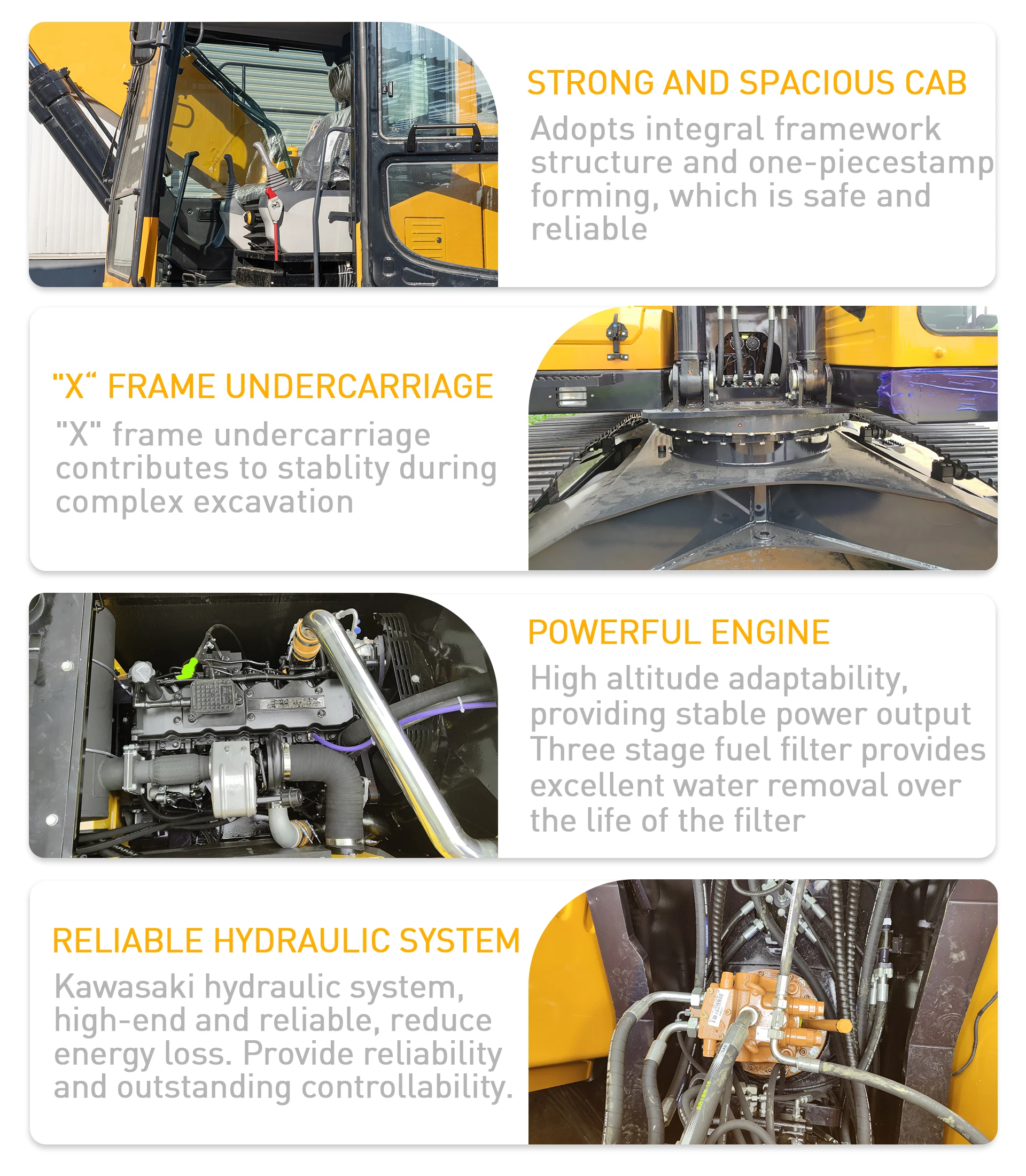 Shop Our Factory Direct Sale of 21 Ton, 22 Ton, 24 Ton Excavators