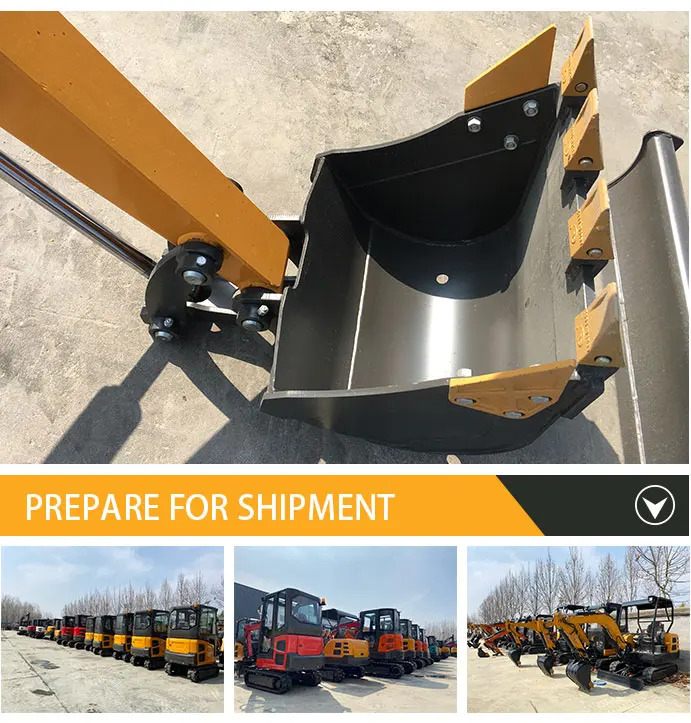 Crawler Bagger Digger Excavators Machine 3.5 Ton With Grapple Bucket ...