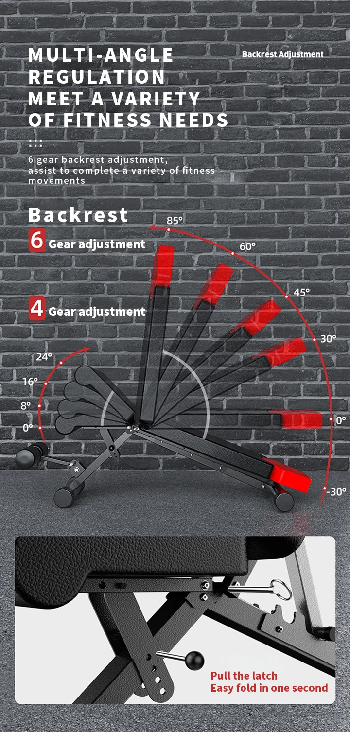 Dumbbell Bench, Horizontal Push Bench, Fitness Lounge Chair ...
