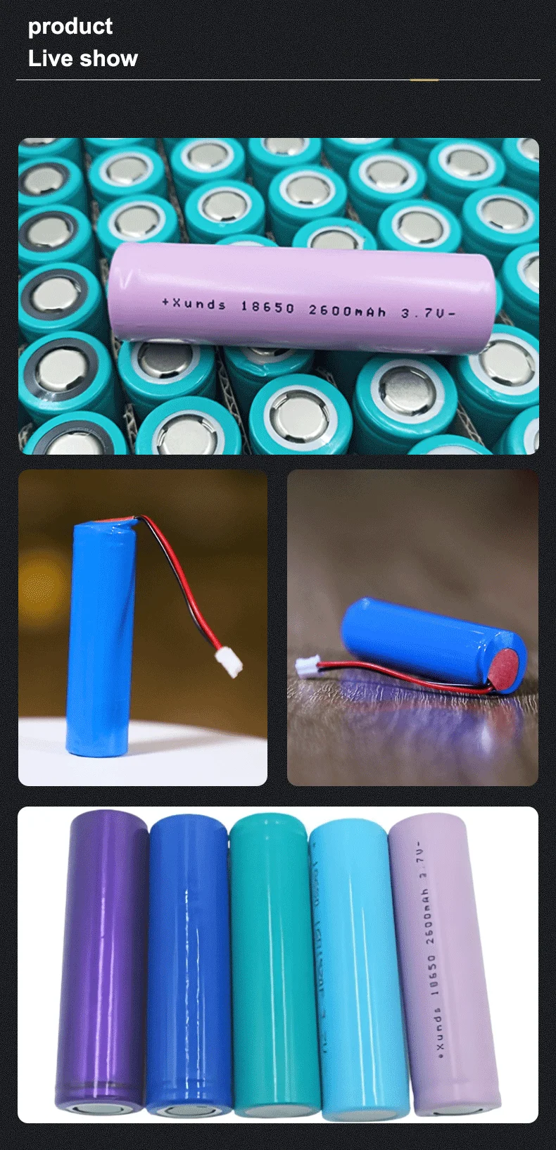 Lithium Ion Battery Li Ion Battery Hot Sale Wholesale Rechargeable ...