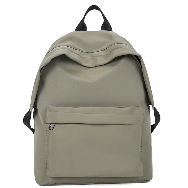 2024 New Simple Design Plain Backpack Large Capacity Women's Backpack ...