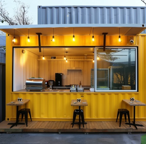 Expandable Stores of 20 ft 40 ft Contemporary Container House Bars and ...
