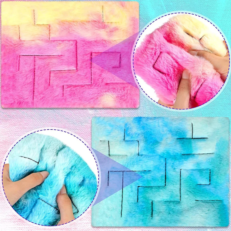 Marble Maze Mat Sensory Fidget Stress Relief Toys Calming Sensory Mat ...