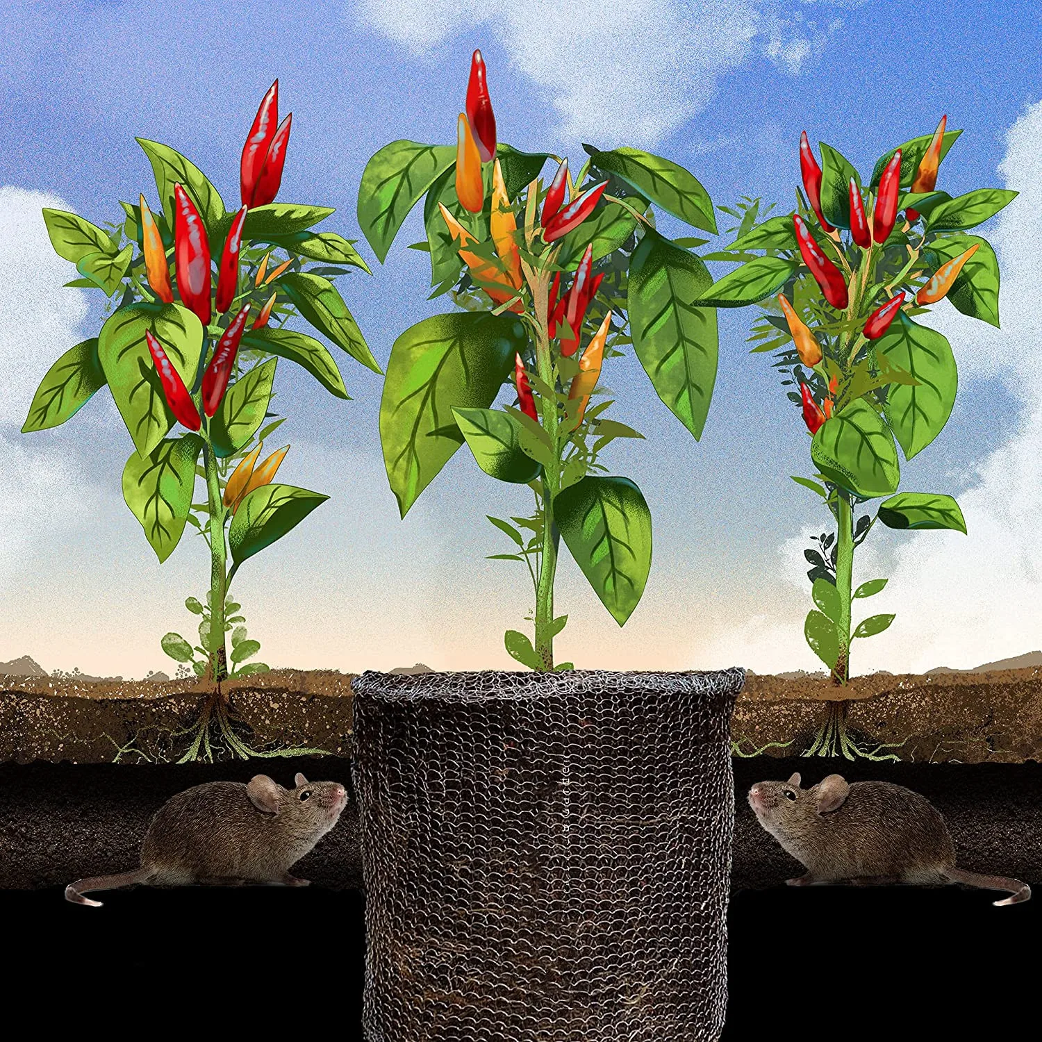 Stainless Steel Knitted Wire Mesh Basket Anti Mice Mesh For Pest ...