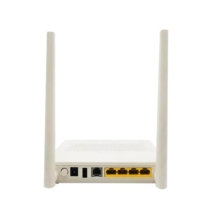 Hs8545m5 Modem Xpon Onu Ont Sc Upc Apc Optical Router With 5db Antenna 4 Lan 1 Voice 2 Wifi 1usb ...