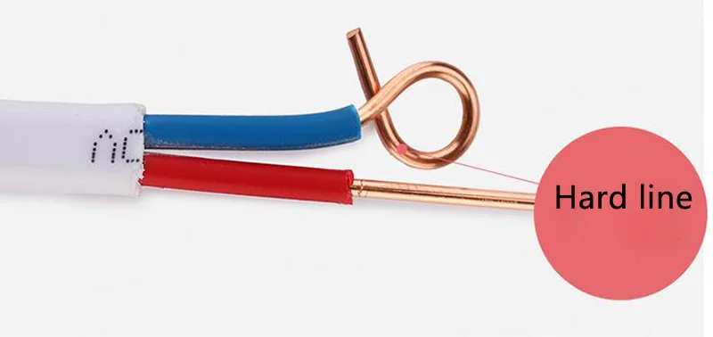 5 Meter Elektrische Draad Koperen RVVB Omhulde Draad En Kabel Lijn 2 ...