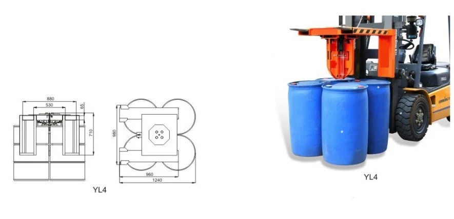 Forklift Drum Clamps - Efficient Barrel Handling Solutions