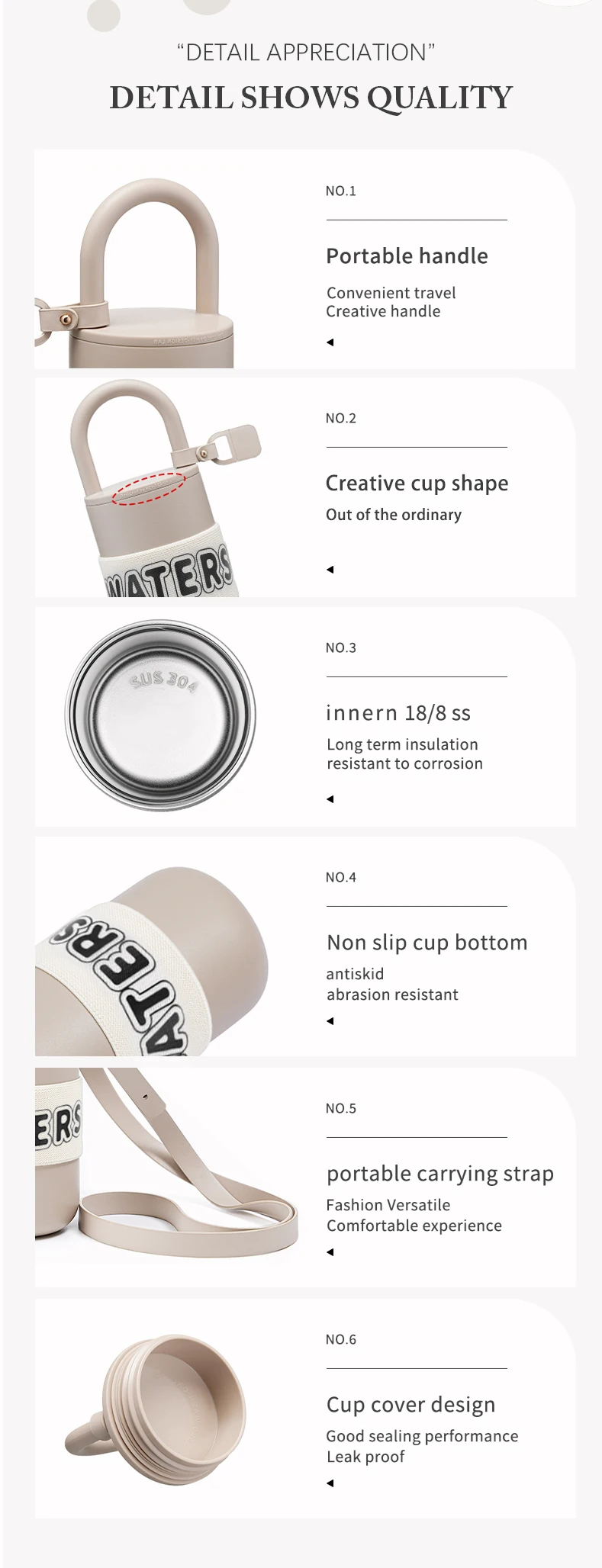 Insulated Stainless Steel Water Bottle 300ml/430ml - OEM Available