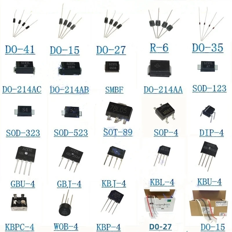 Wholesale Transistor Factory 1.5a 1000v Do-15 Diode 1n5399 Diode - Buy ...