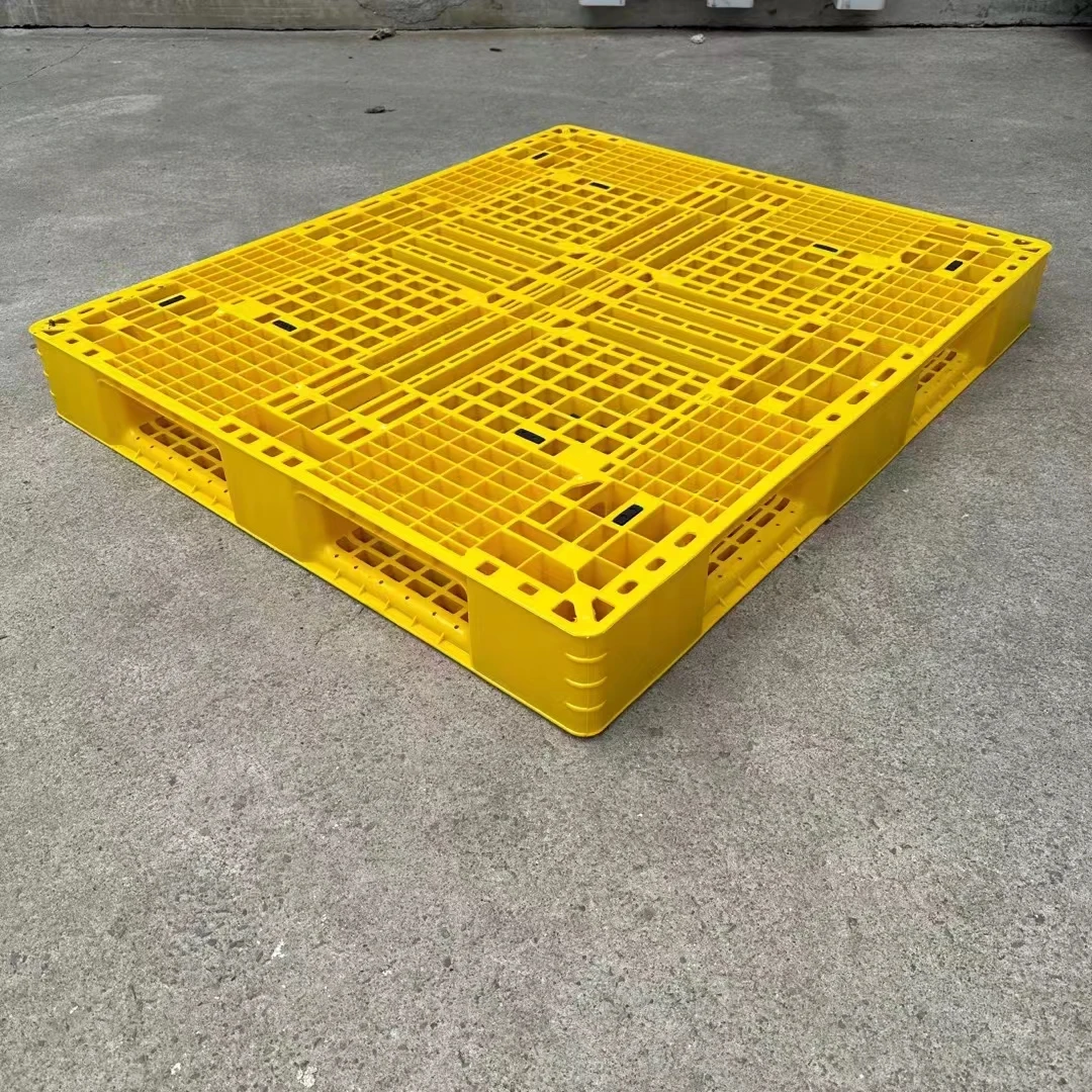 6 Runners Grid Pallet Moisture-proof Plastic Pallet Warehouse Pile ...
