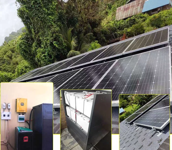 Complete Set Solar Energy System 5000w Hybrid Solar System 3kw 6kw 8kw ...
