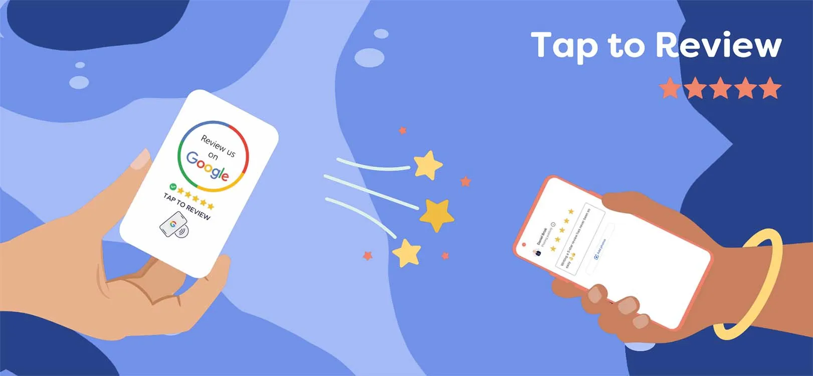 Google Review Tap Card NFC - Contactless Business Feedback Card For SEO ...
