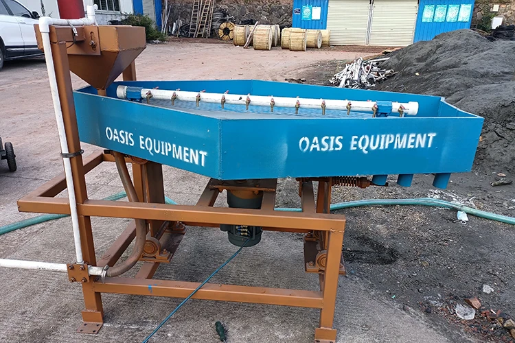 New Design Gold Mining Equipment Fiberglass Steel Gemini Shaking Table Mercury-free Gold Shaker ...