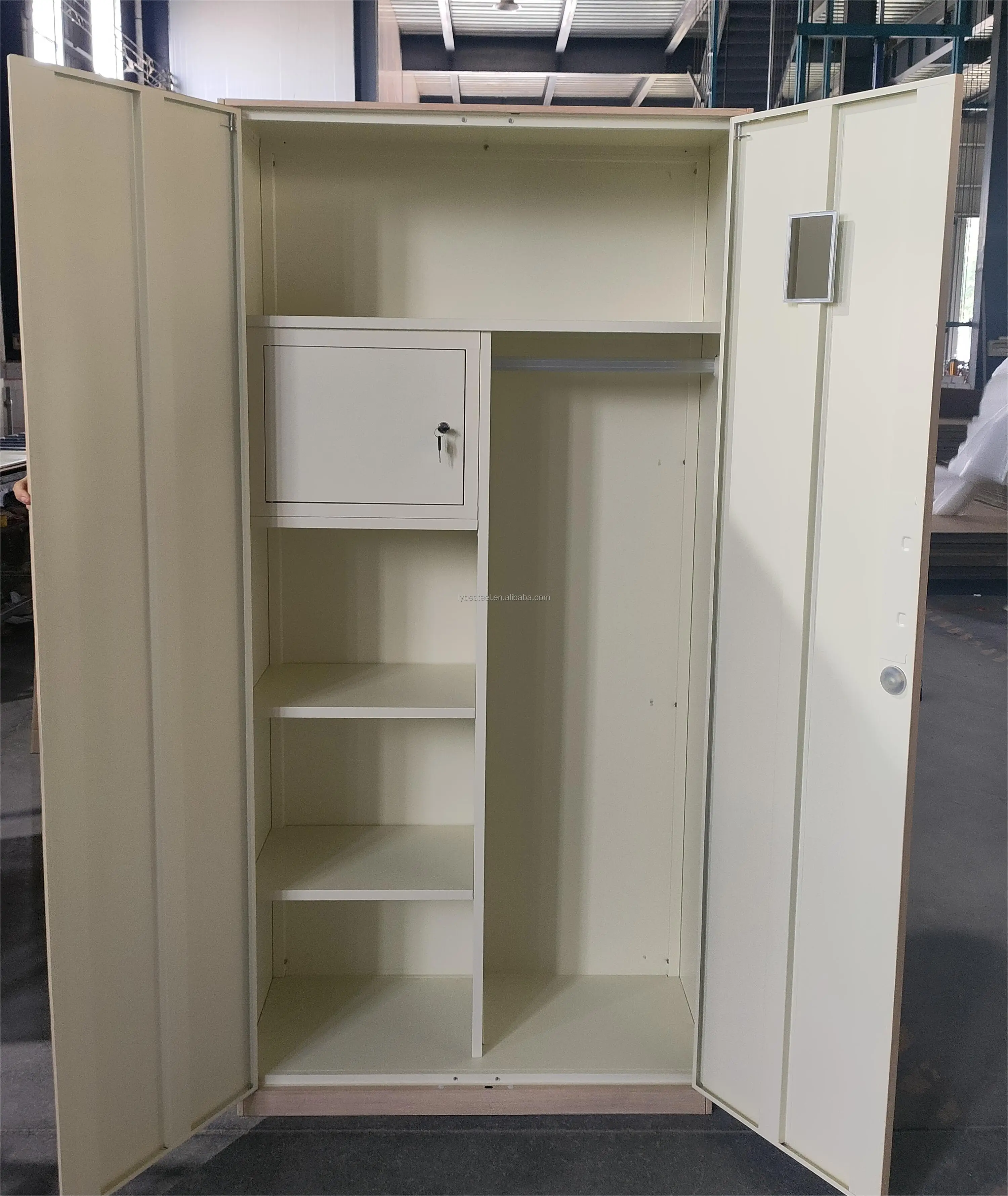 Luoyang Factory Steel Wardrobe Design - Durable & Stylish