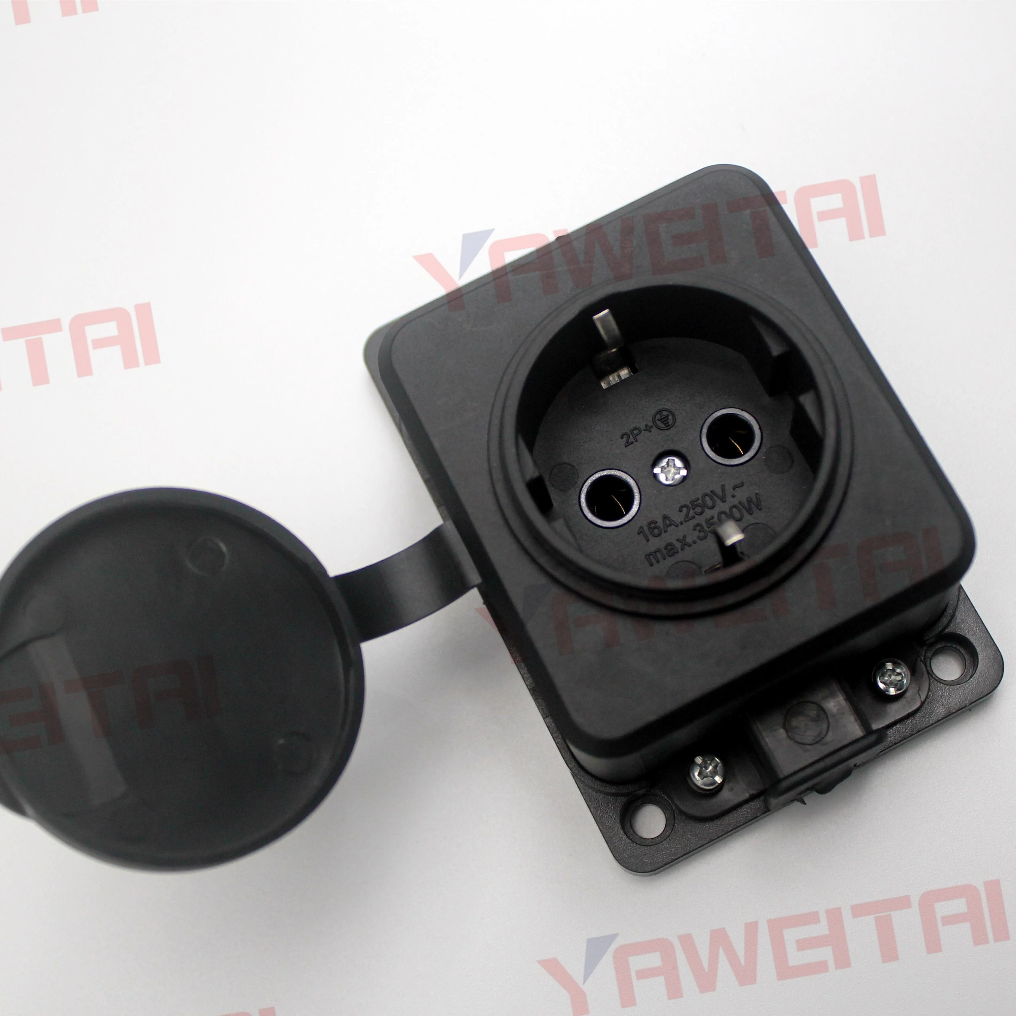 European Waterproof Socket Ip54 1 Gang Schuko Extension Socket With ...