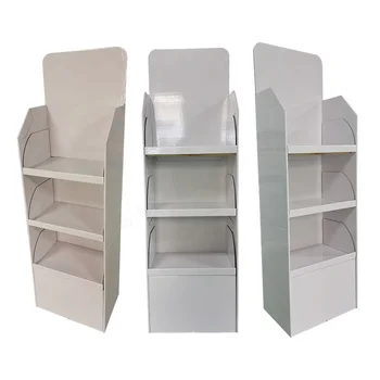 Custom Made 3 Tier Pop Floor Stand Foldable Cardboard Paper Floor ...