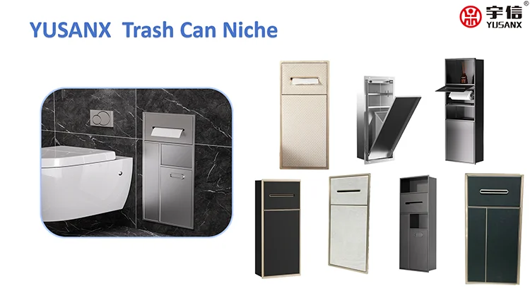 Concealed LED Light Waste Bin - Modern & Durable Solutions