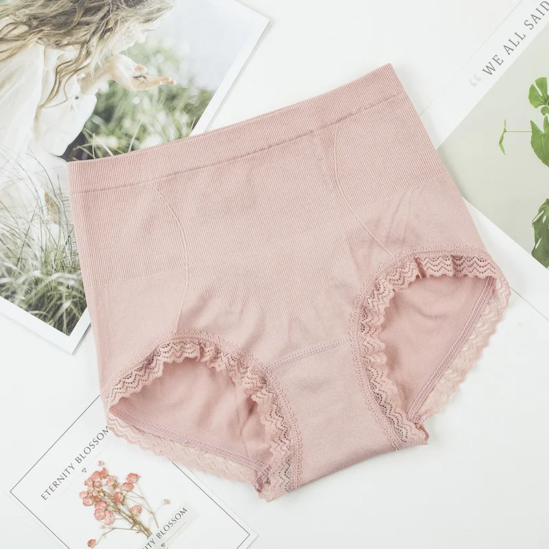 Japanese Style High Waist Lace Underwear for Women - Breathable ...