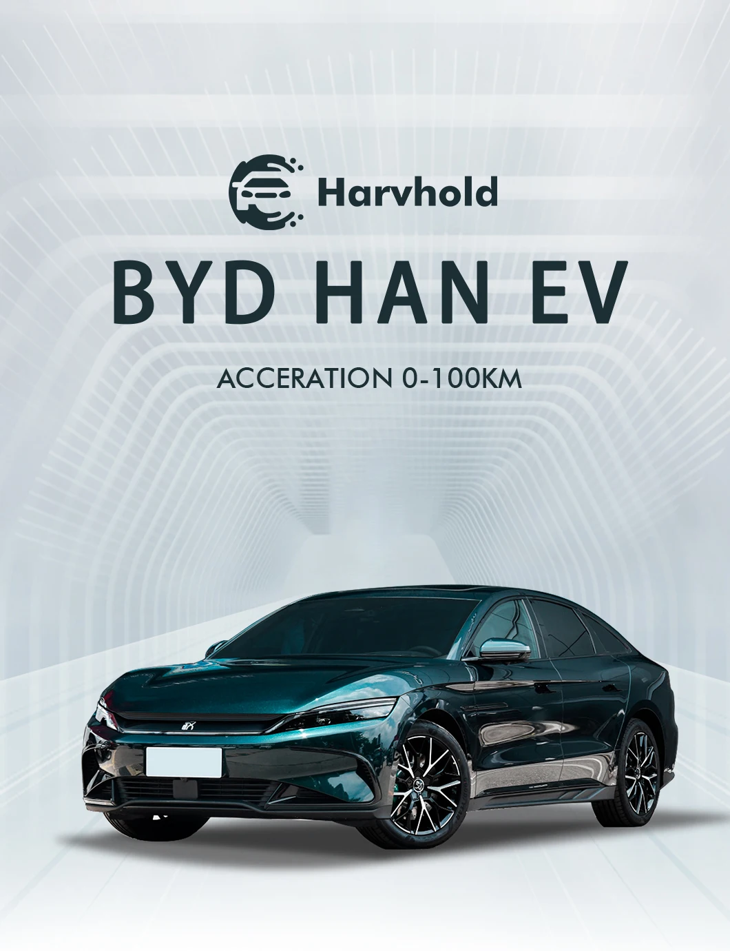 Byd Han Ev 2024 Five Seats 4 Wheel Electric Car Fast Electr Vehicles ...