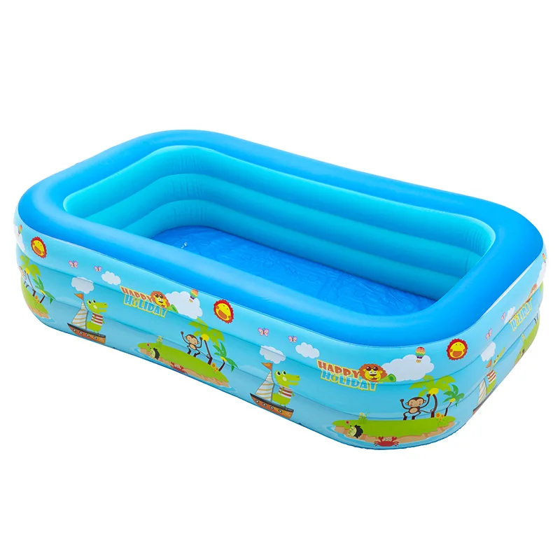 Rectangle PVC Pool - Perfect for Kids & Adults This Summer