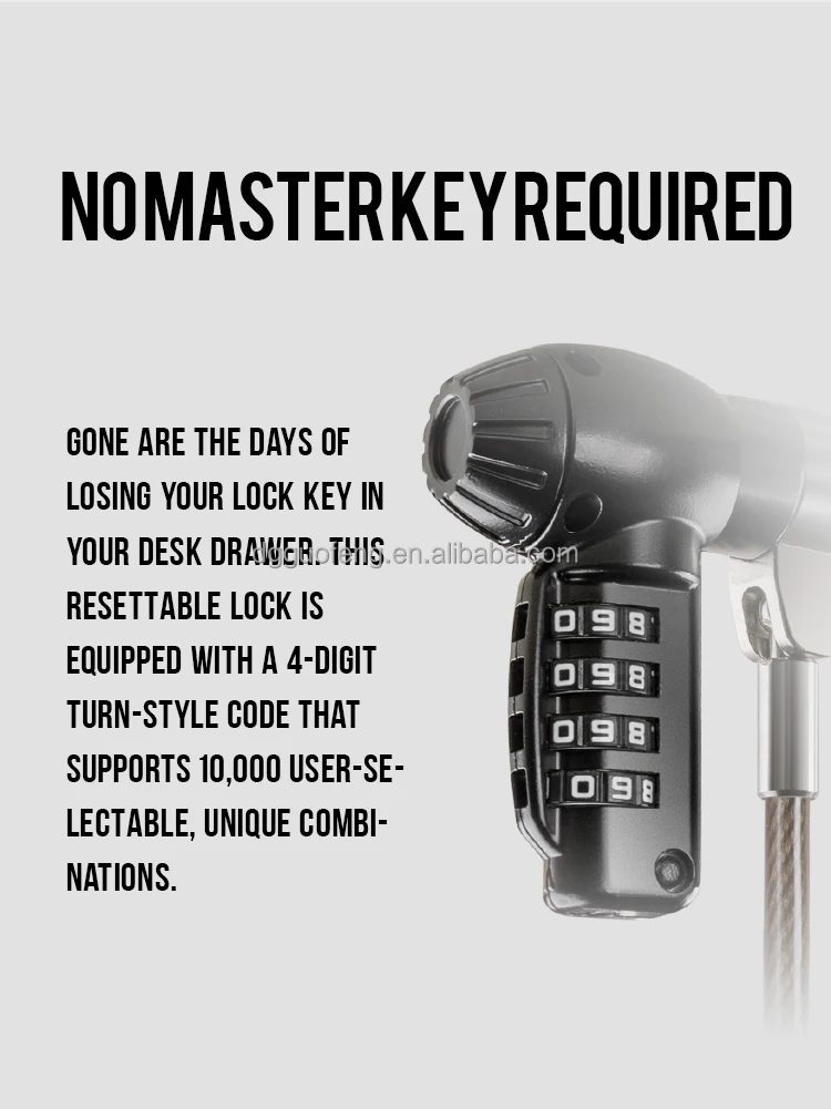 Ultimate Universal Security Combination Cable Lock - Buy Mini-saver ...