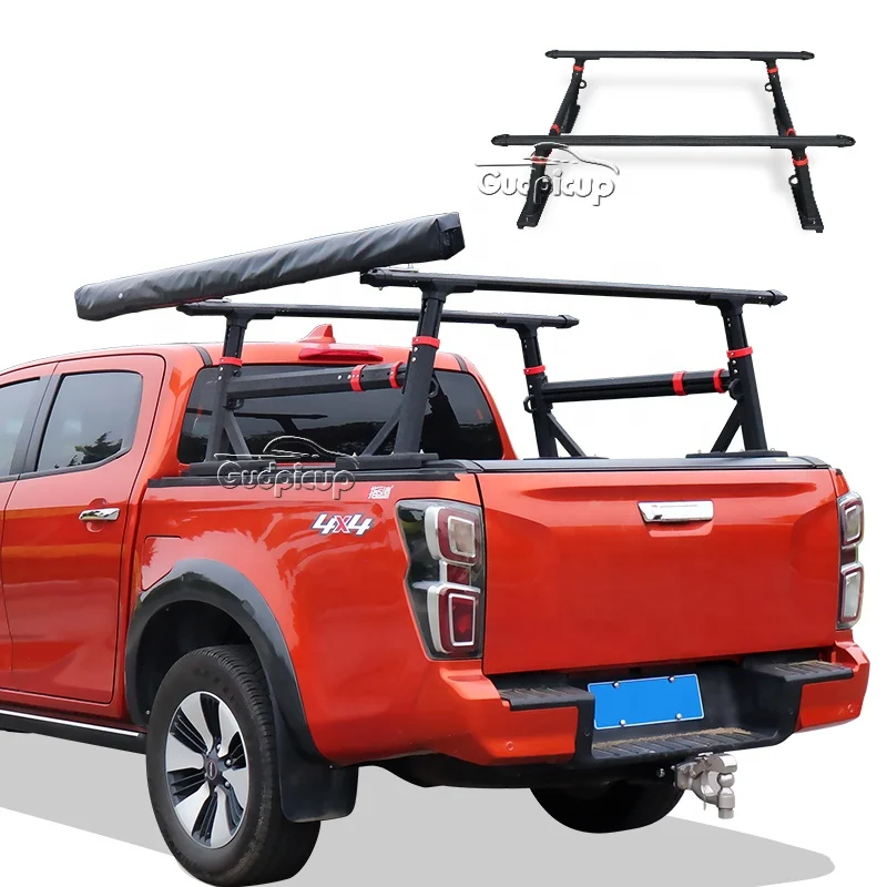 Universal 4x4 Pickup Adjustable Roll Bar Truck Bed Rack